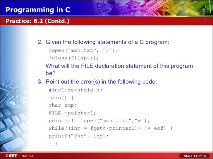C programming session 11