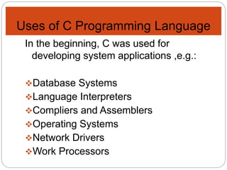 C programming short notes by pulkit modi | PPT