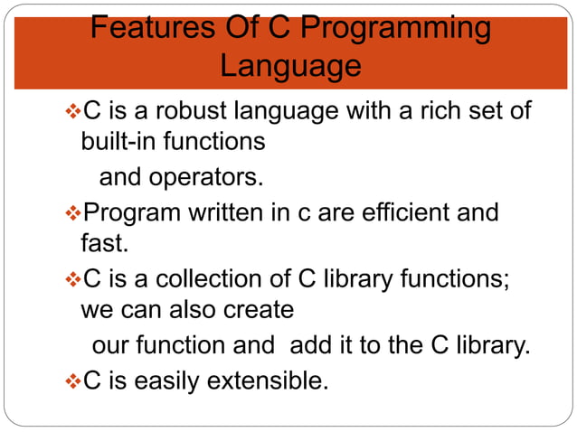 C Programming Short Notes By Pulkit Modi Ppt