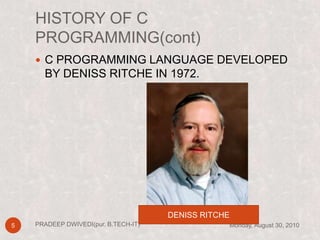 C programming slide c01 | PPTX