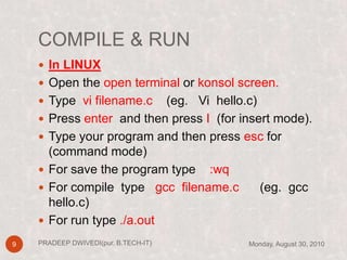 C programming slide c01 | PPTX