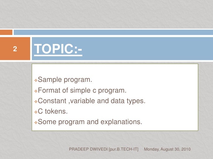 C programming slide c02