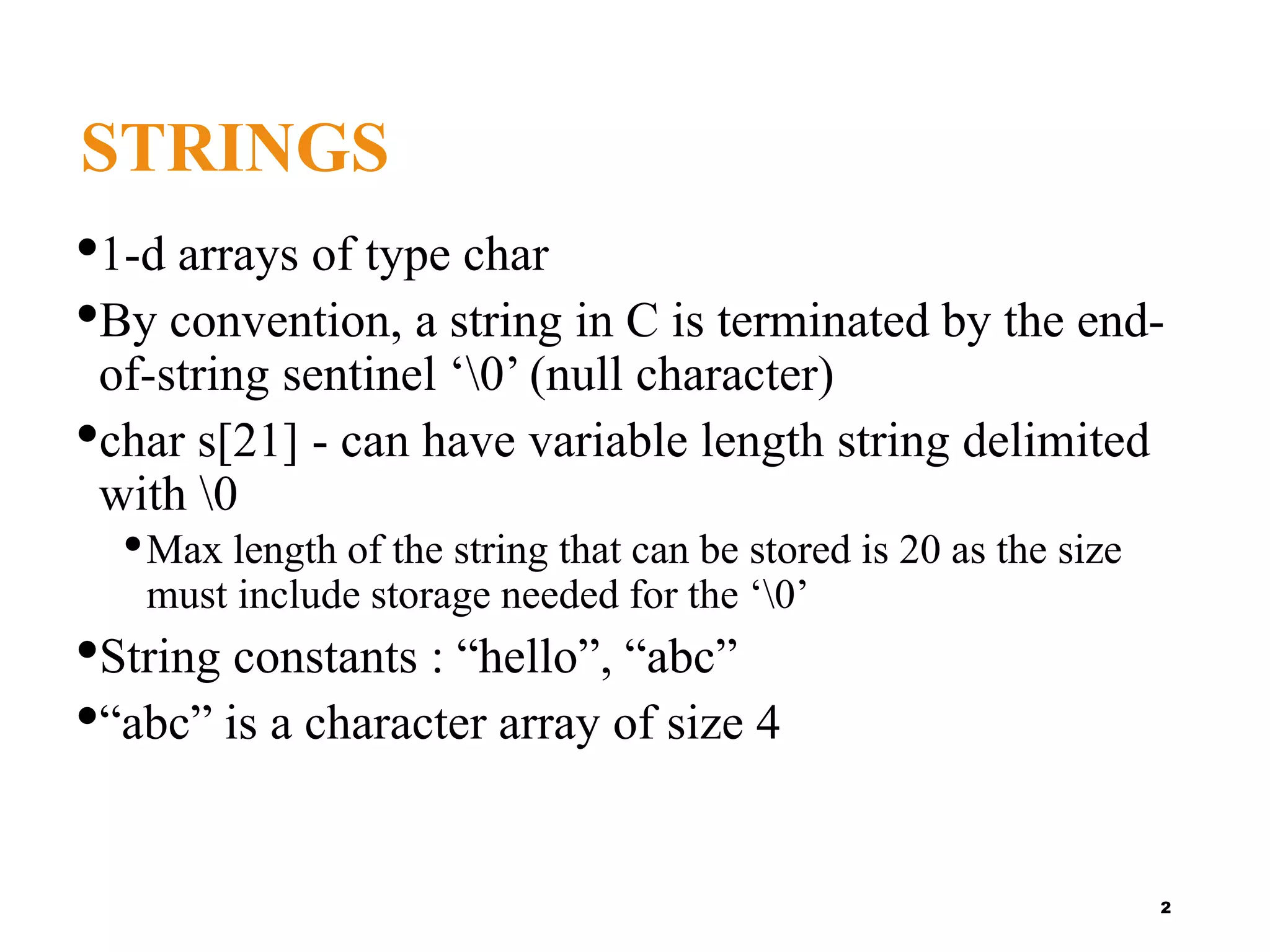 Cprogramming Strings Pptx