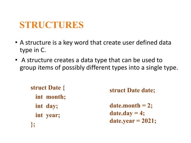 Cprogramming Structurespptx