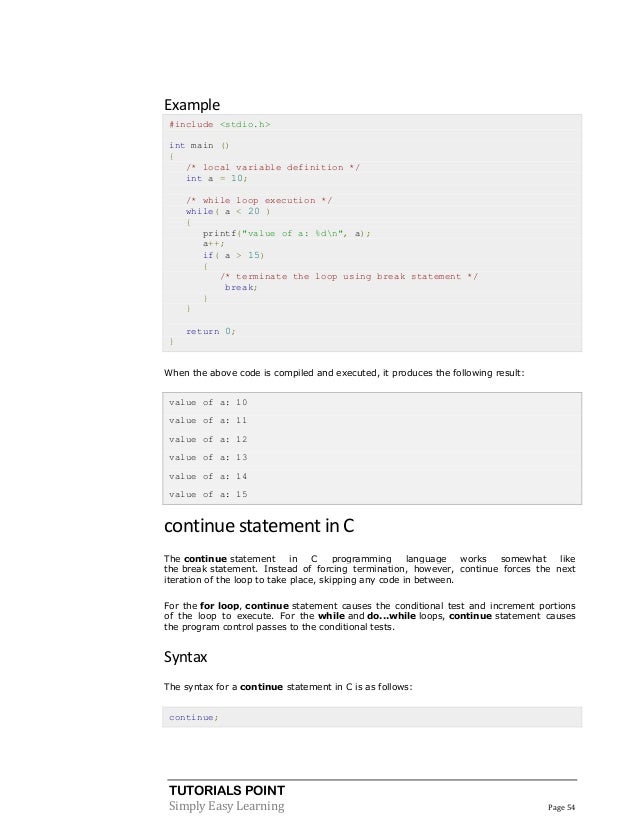 Cprogramming tutorial