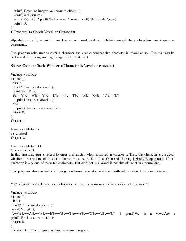 C programming tutorial
