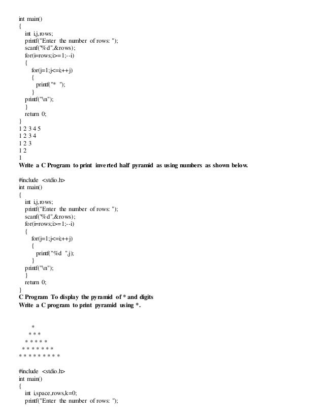 C programming tutorial