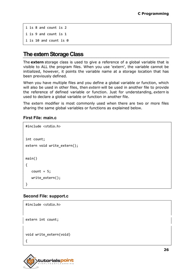Cprogramming tutorial | PDF