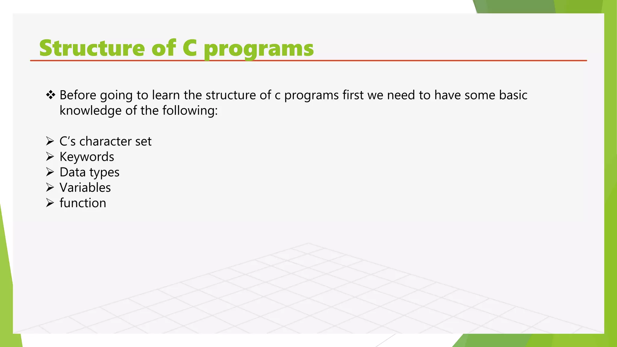 C Programming Tutorial Ppt
