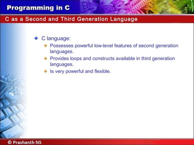 C programming unit 01 | PPT