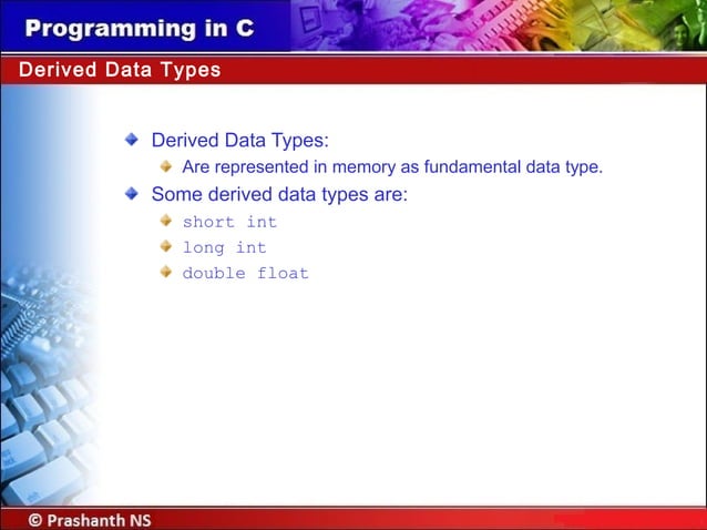 C programming unit 01 | PPT