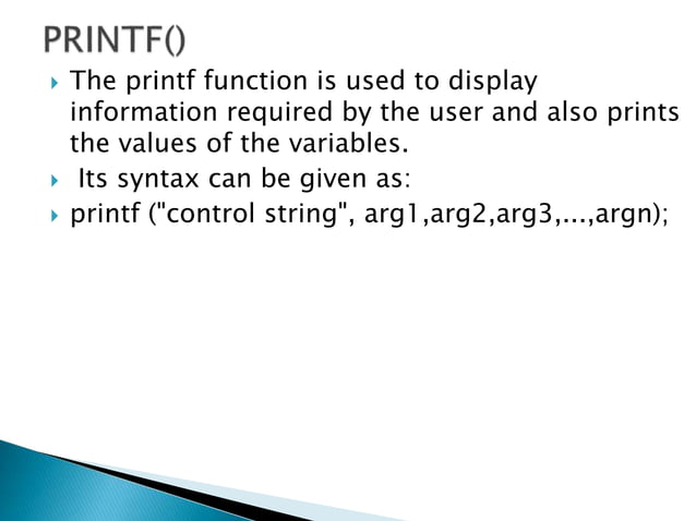 C Programming Unit 1 Pptx