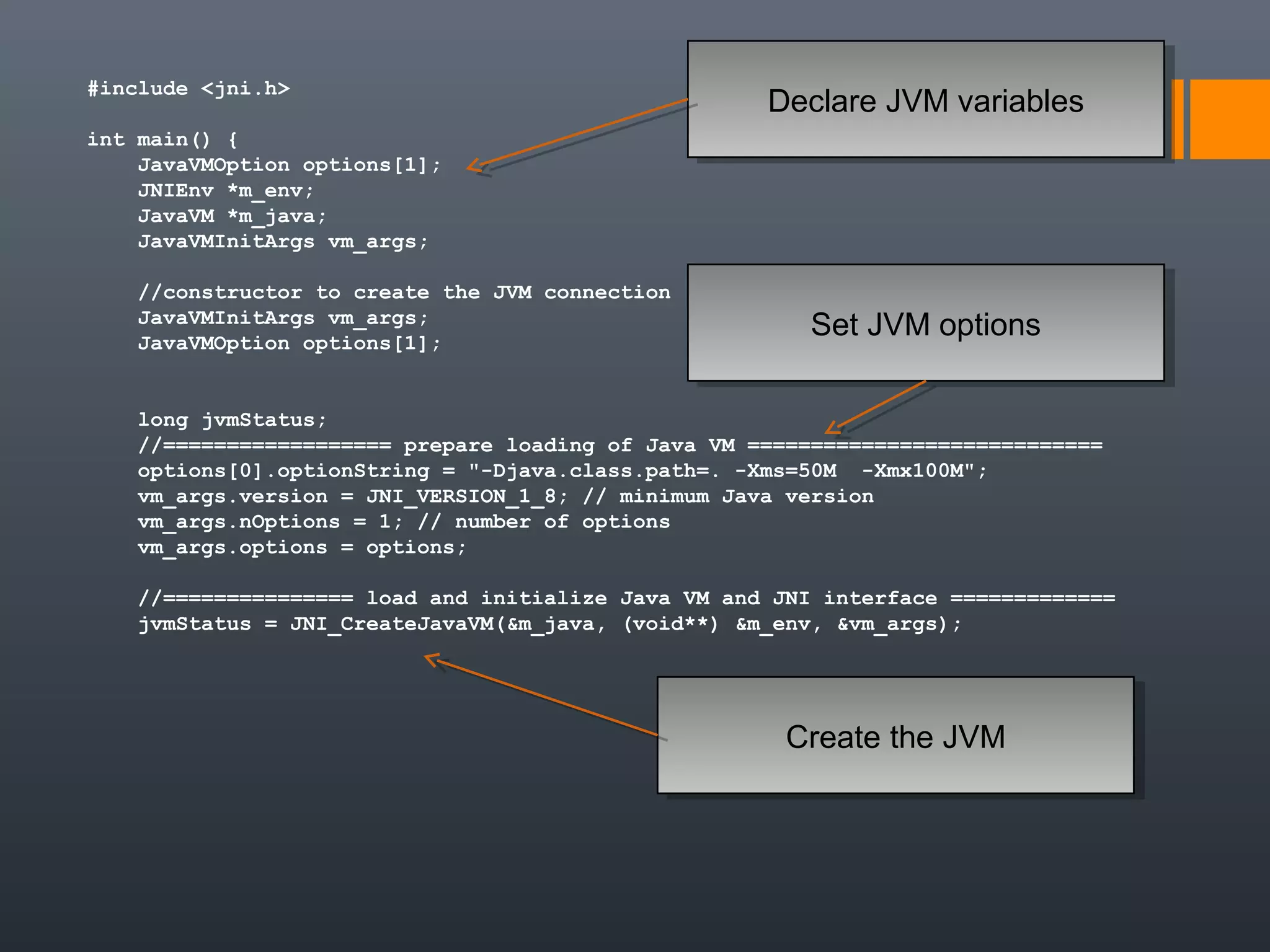 C++ programming with jni | PPT
