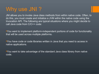 C++ programming with jni | PPT