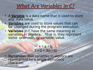 C Program basic concepts using c knoweledge | PPT