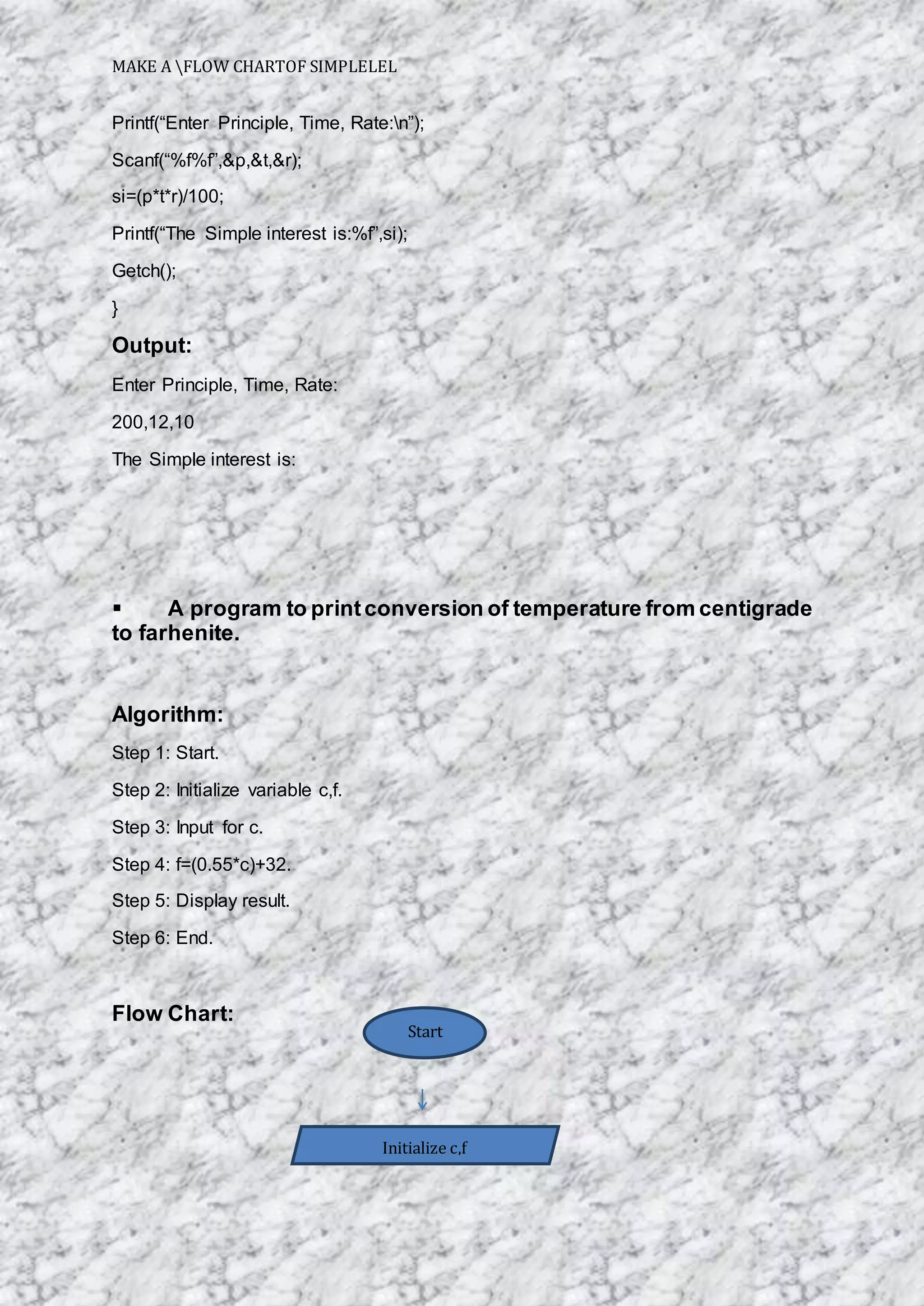 C program report tips | DOCX