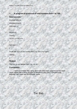 C program report tips | DOCX