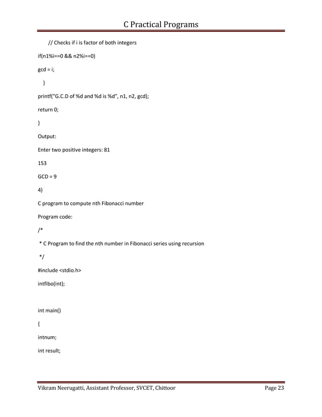 C programs | PDF