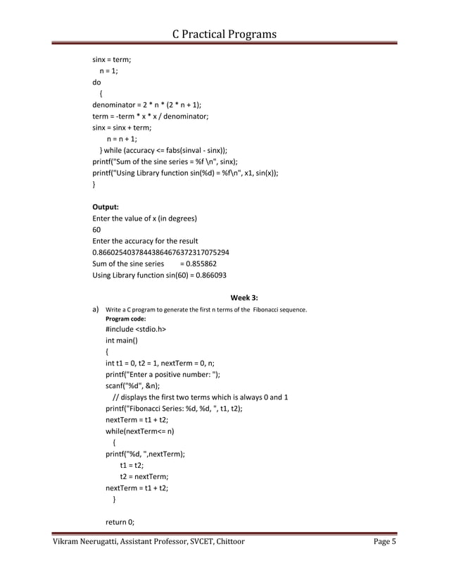 C programs | PDF
