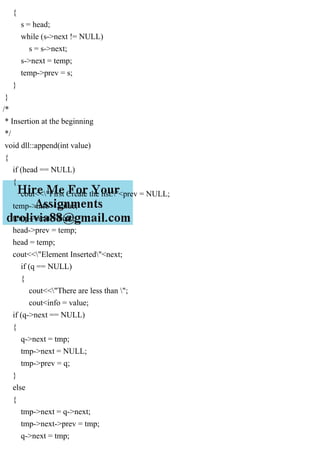 C++ Program to Implement Doubly Linked List #includei.pdf