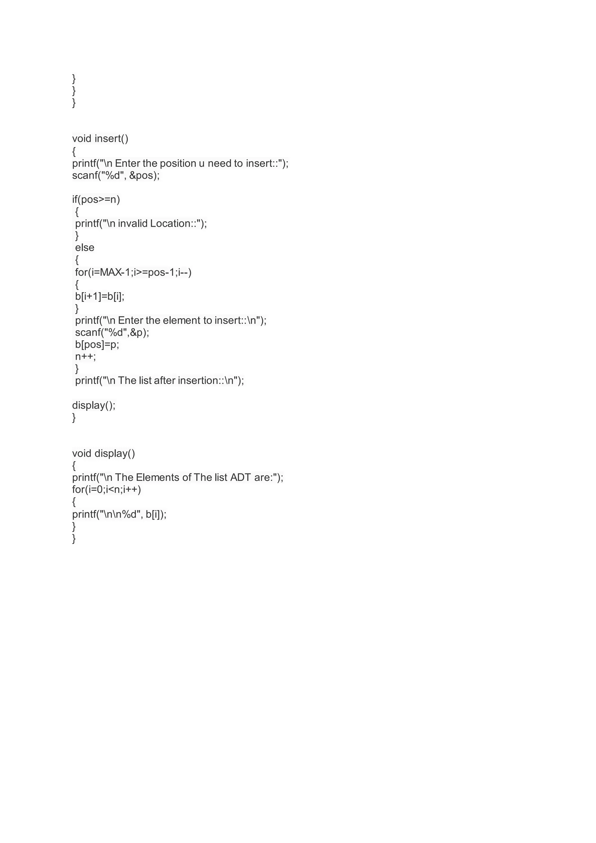 C Program To Implement Linked List Using Array Abstract Data Type Pdf