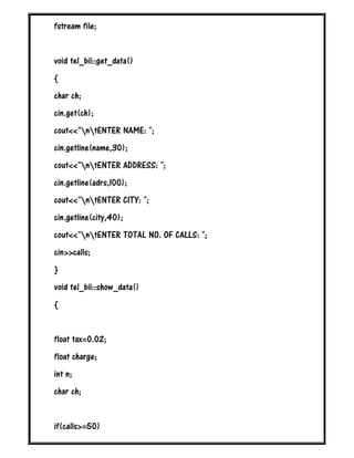 computer science project class 12th | PDF