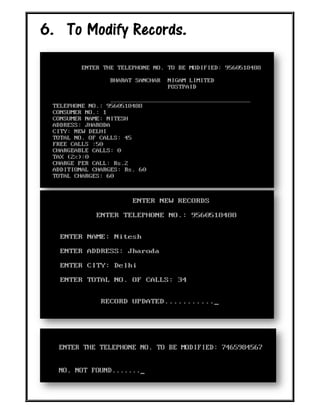 computer science project class 12th | PDF