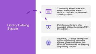 About the c project in the detailed explaination | PPTX