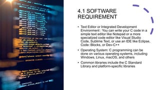 About the c project in the detailed explaination | PPTX