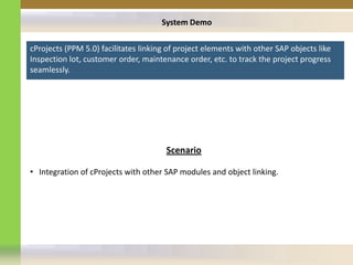 SAP cProjects | PPSX