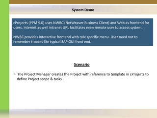 SAP cProjects | PPSX
