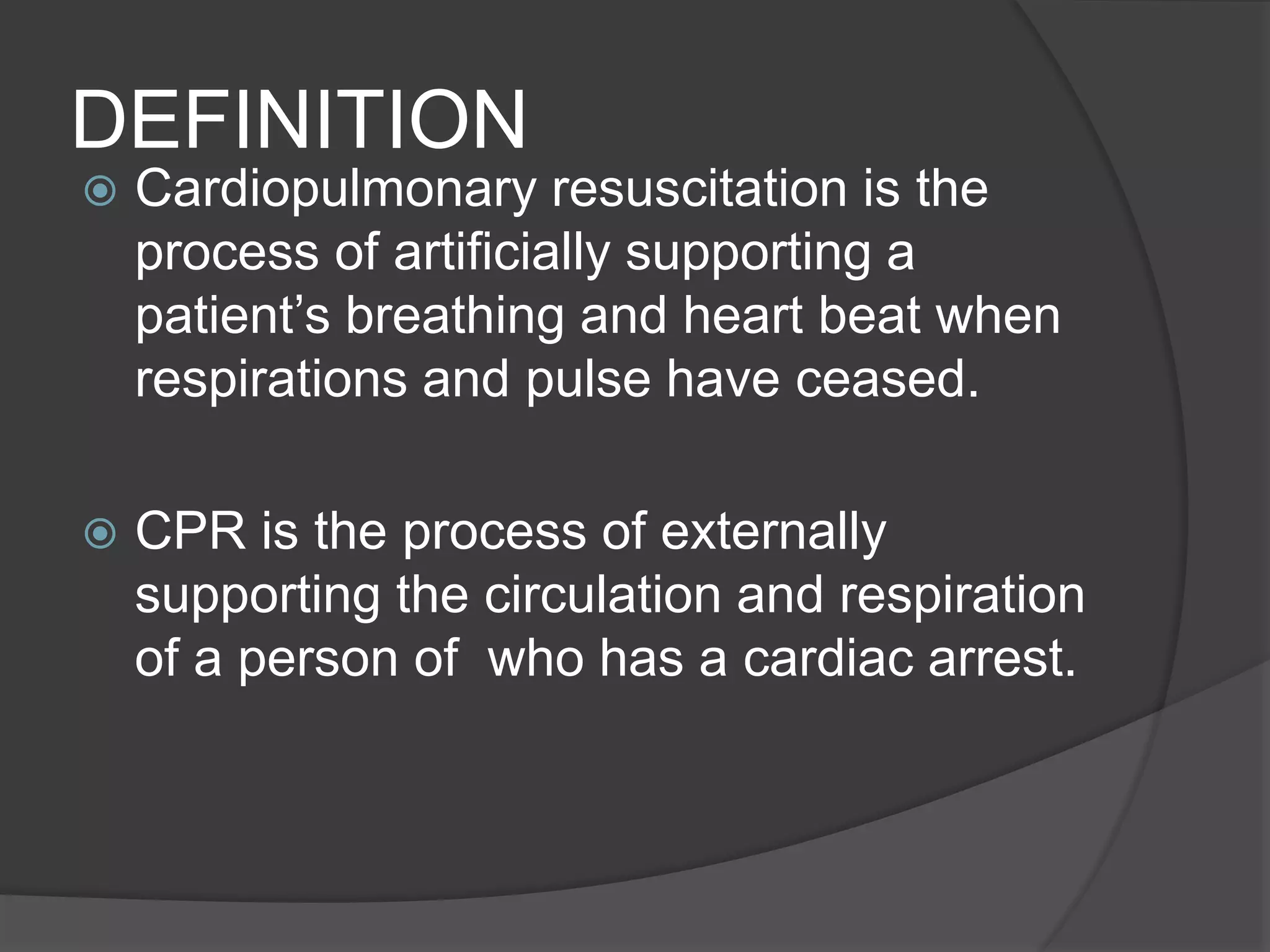 Cpr ppt | PPTX