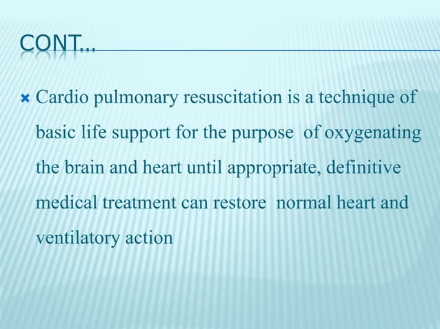 Cpr ppt | PPTX | First Aid | Injuries