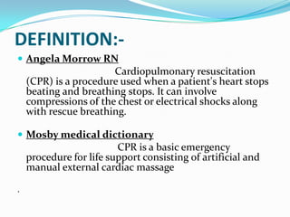 Cpr ppt | PPT