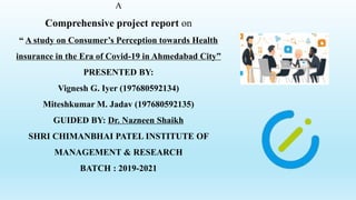 Presentation on Health Insurance | PPTX