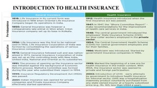 Presentation on Health Insurance | PPTX