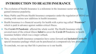 Presentation on Health Insurance | PPTX