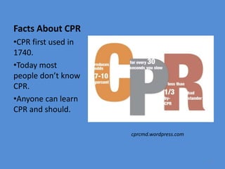 Cpr presentation | PPTX
