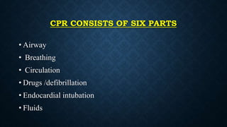 Cardio Pulmonary Resuscitation PPT (CPR) | PPT