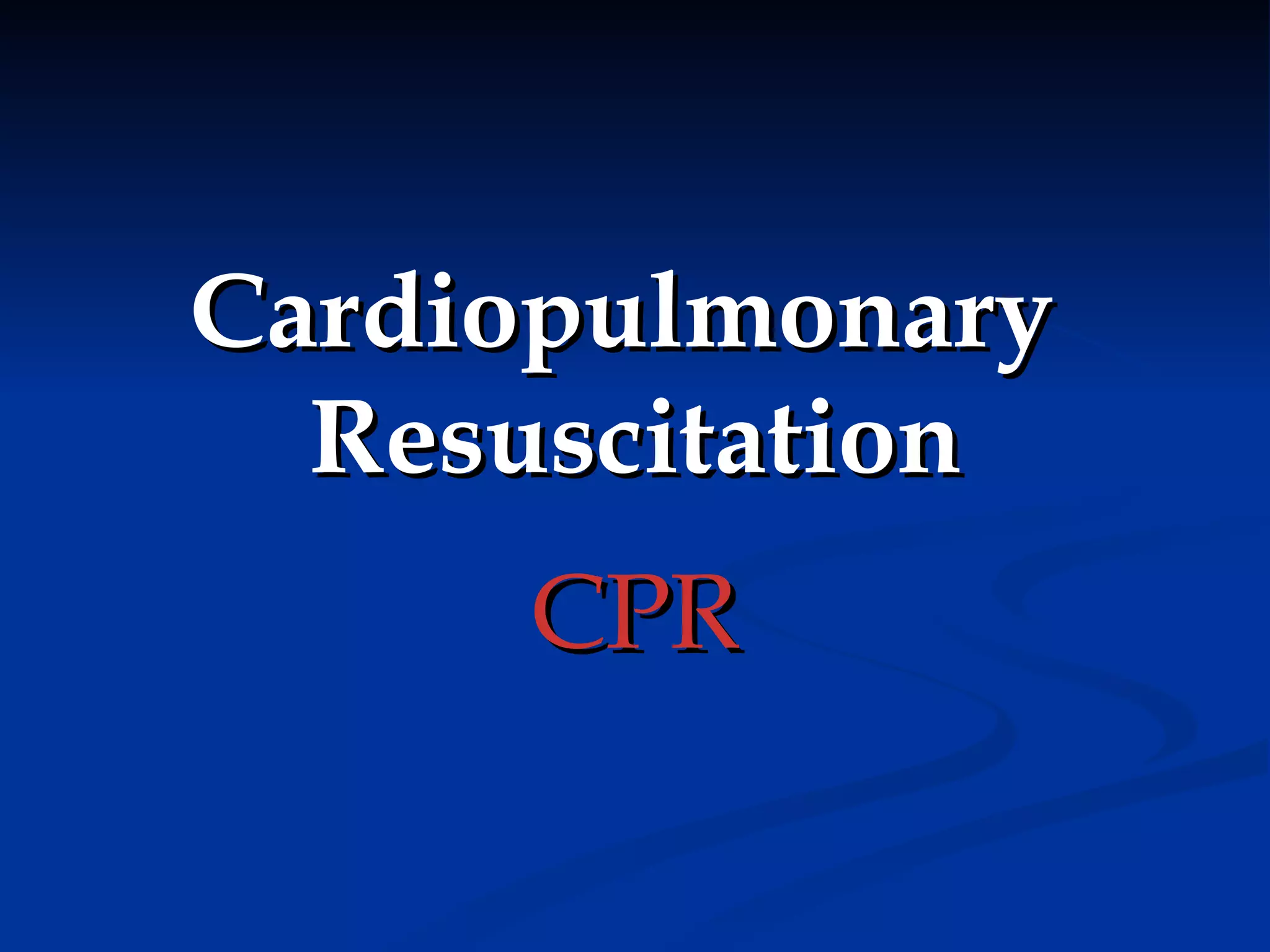 Cpr Presentation | PPT