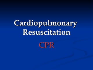 Cpr Presentation | PPT