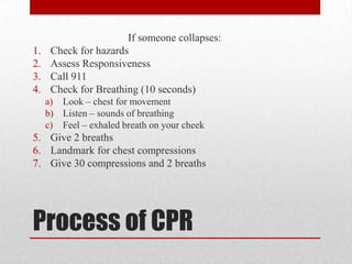 CPR Miss. Vereecken Grade 9 Superior | PPT