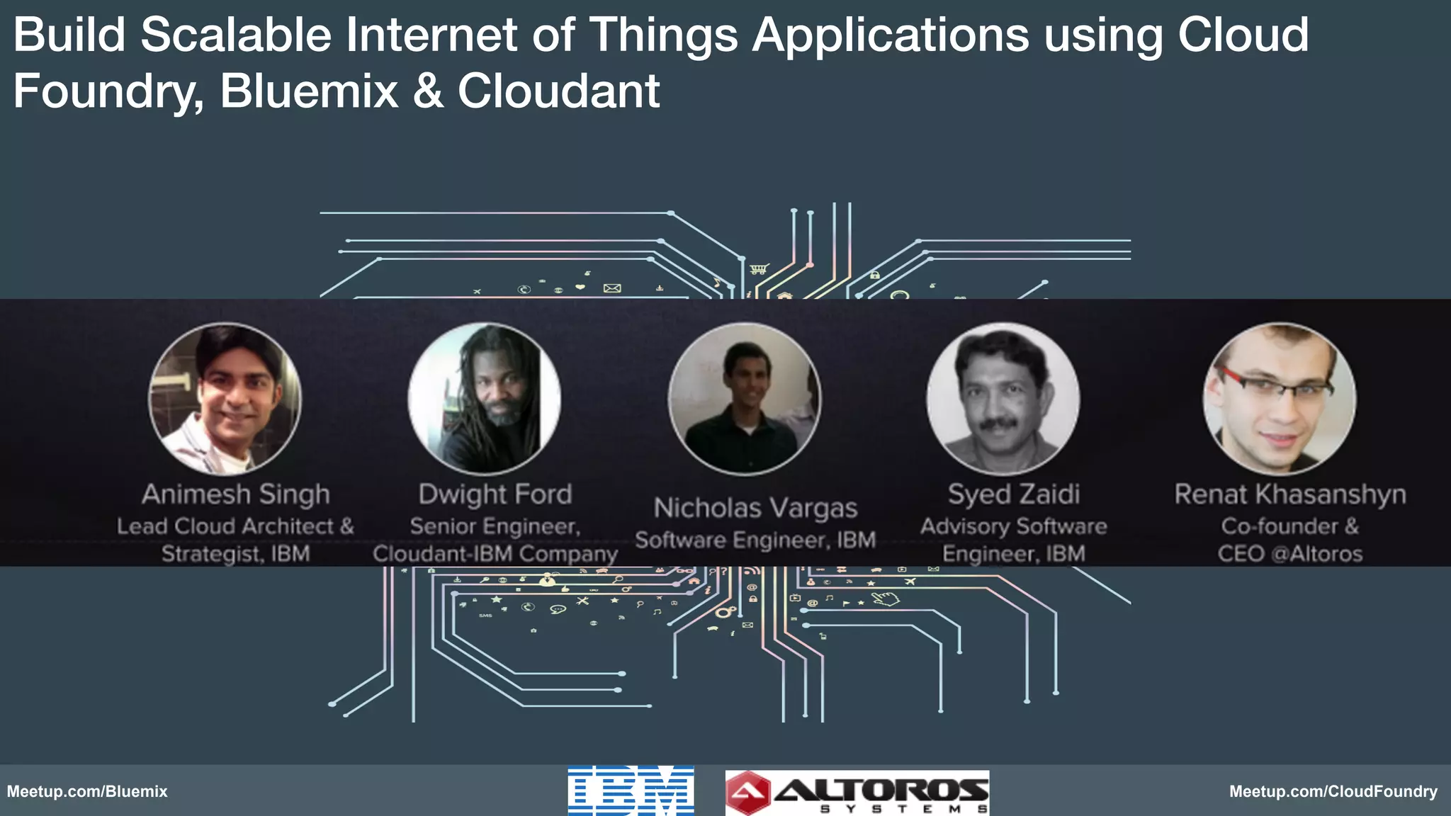 Build Scalable Internet of Things Apps using Cloud Foundry, Bluemix & Cloudant | PDF