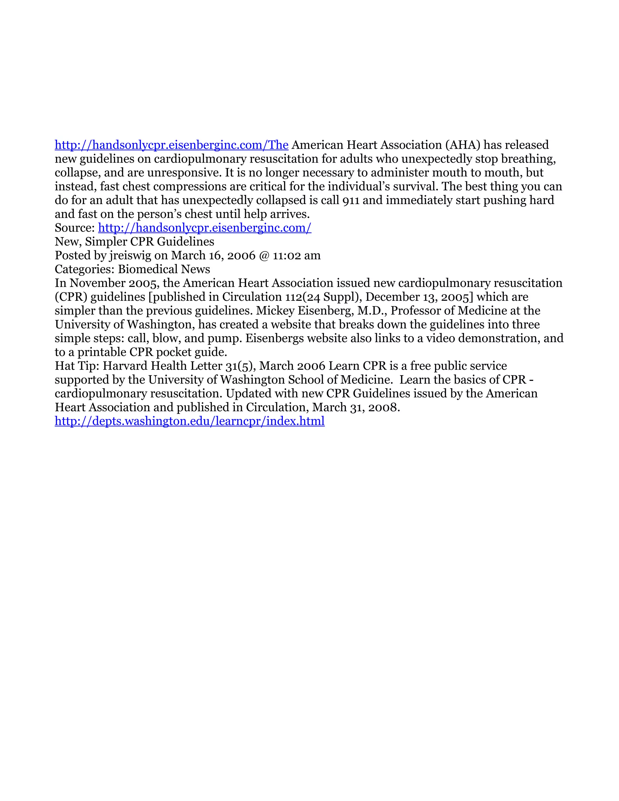 Cpr revision worksheet revised 3 2-11 | DOC