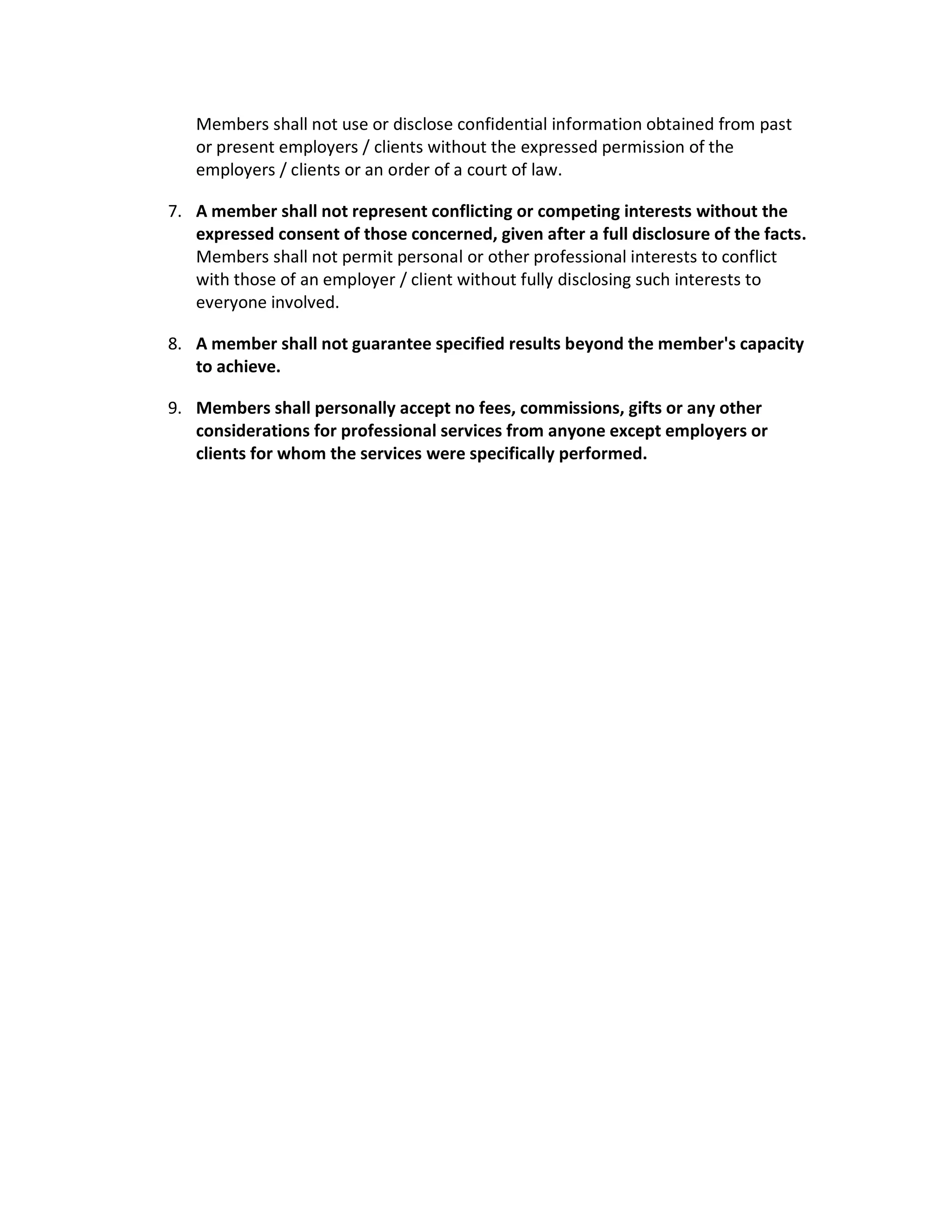 C P R S Code Of Ethics | PDF