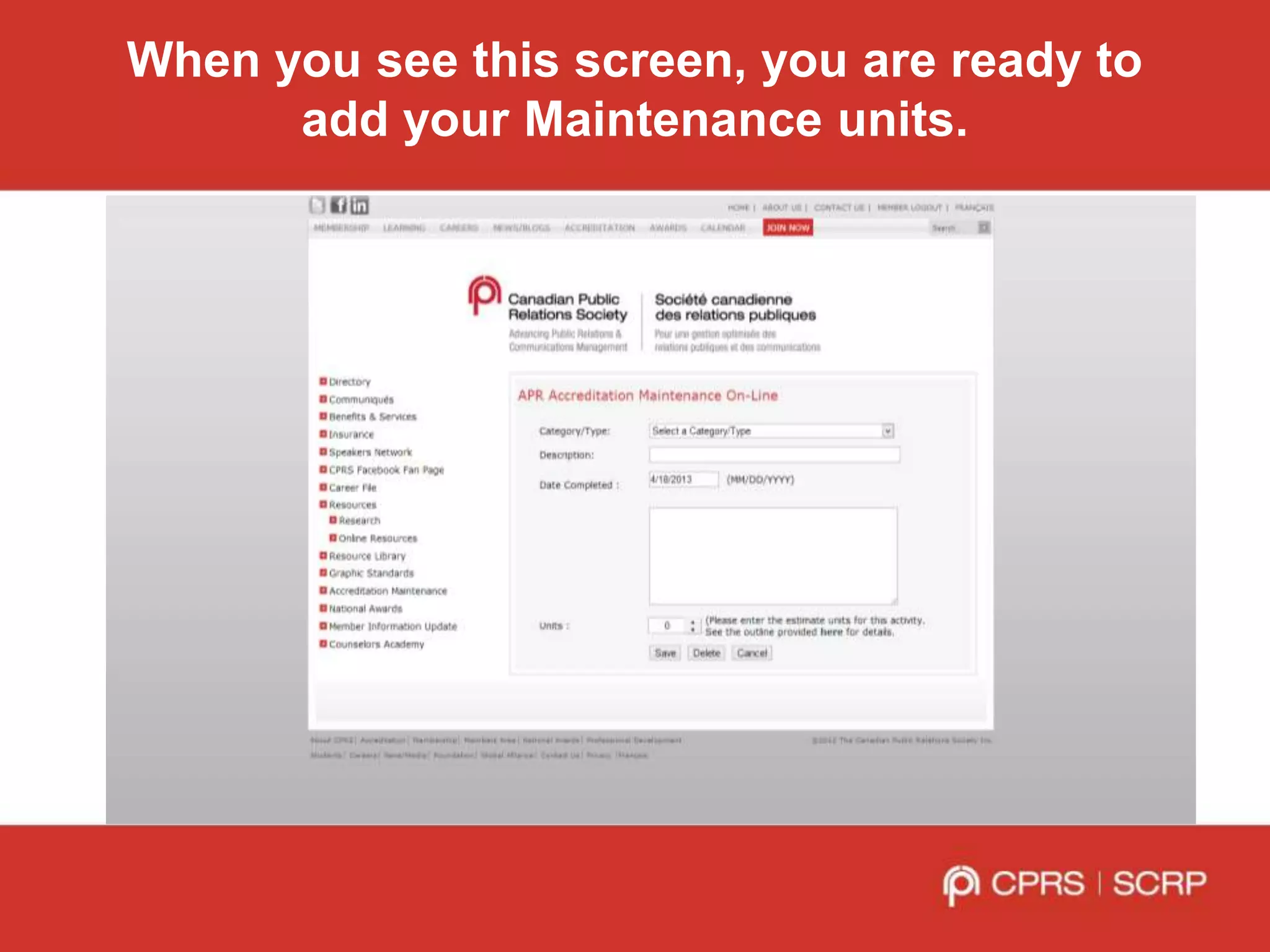 CPRS Maintenance demonstration | PPTX