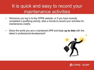 CPRS Maintenance demonstration | PPT