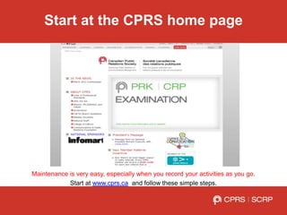 CPRS Maintenance demonstration | PPT