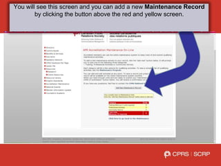 CPRS Maintenance demonstration | PPT