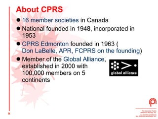 CPRS presentation to NAIT PR students | PPT | Postgraduate Education ...